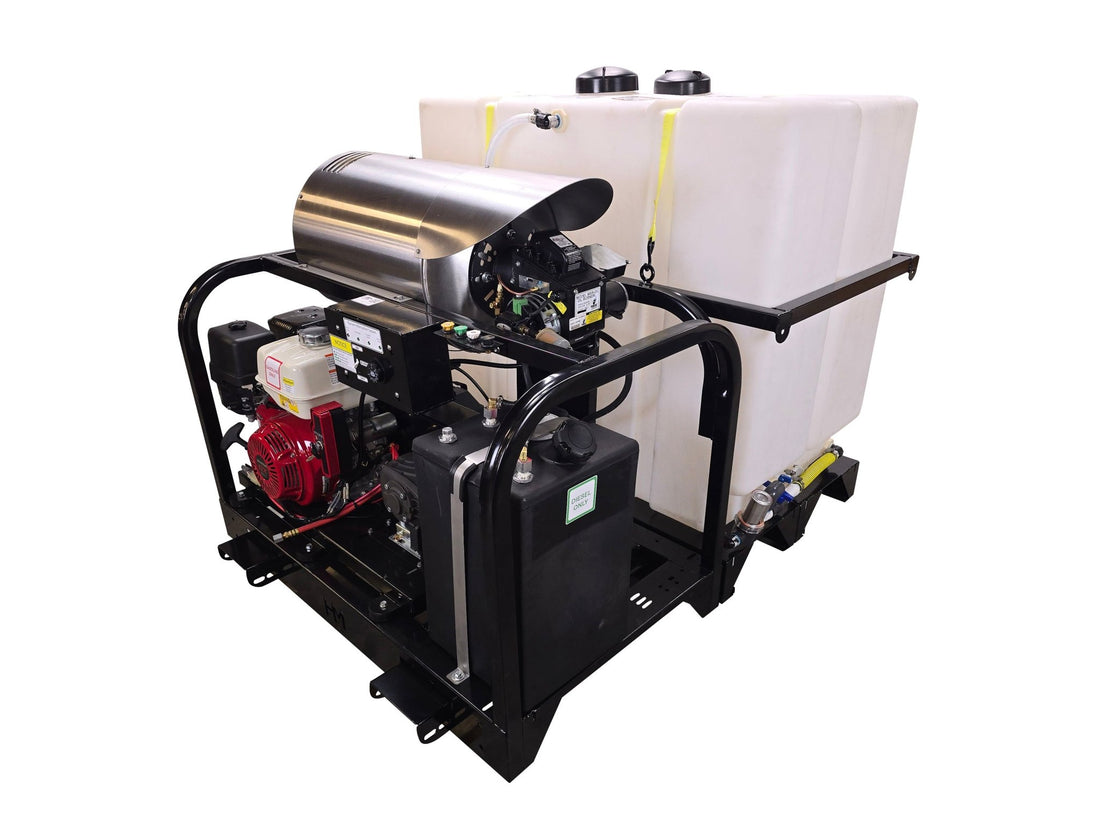 Hydro Max Tank Skid-TSSG435HG-200 (200gallon) 4gpm@3500psi-Hot Water